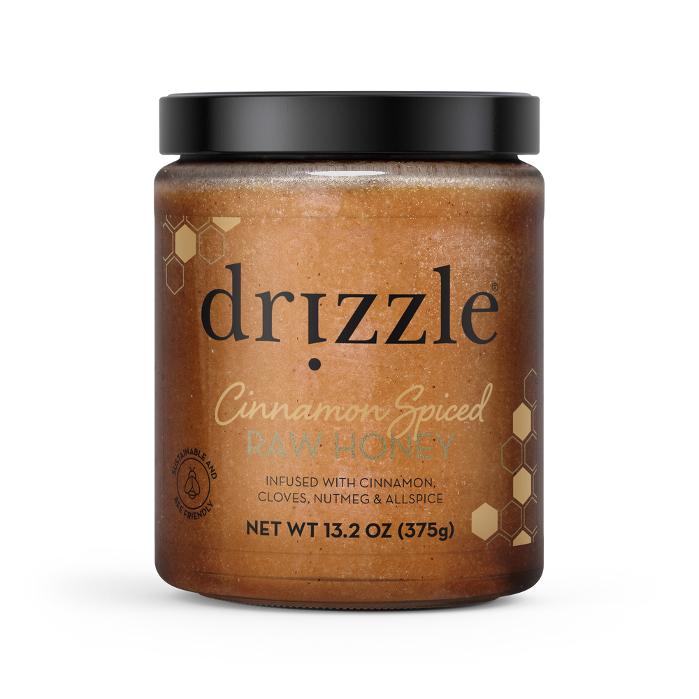 Cinnamon Spiced Raw Canadian Honey | Drizzle Honey