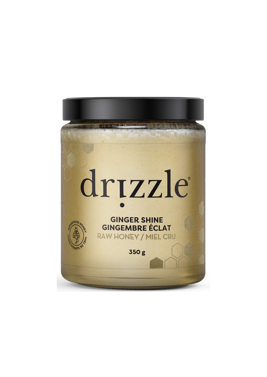 Ginger Shine Honey Raw Canadian Honey | Drizzle Honey